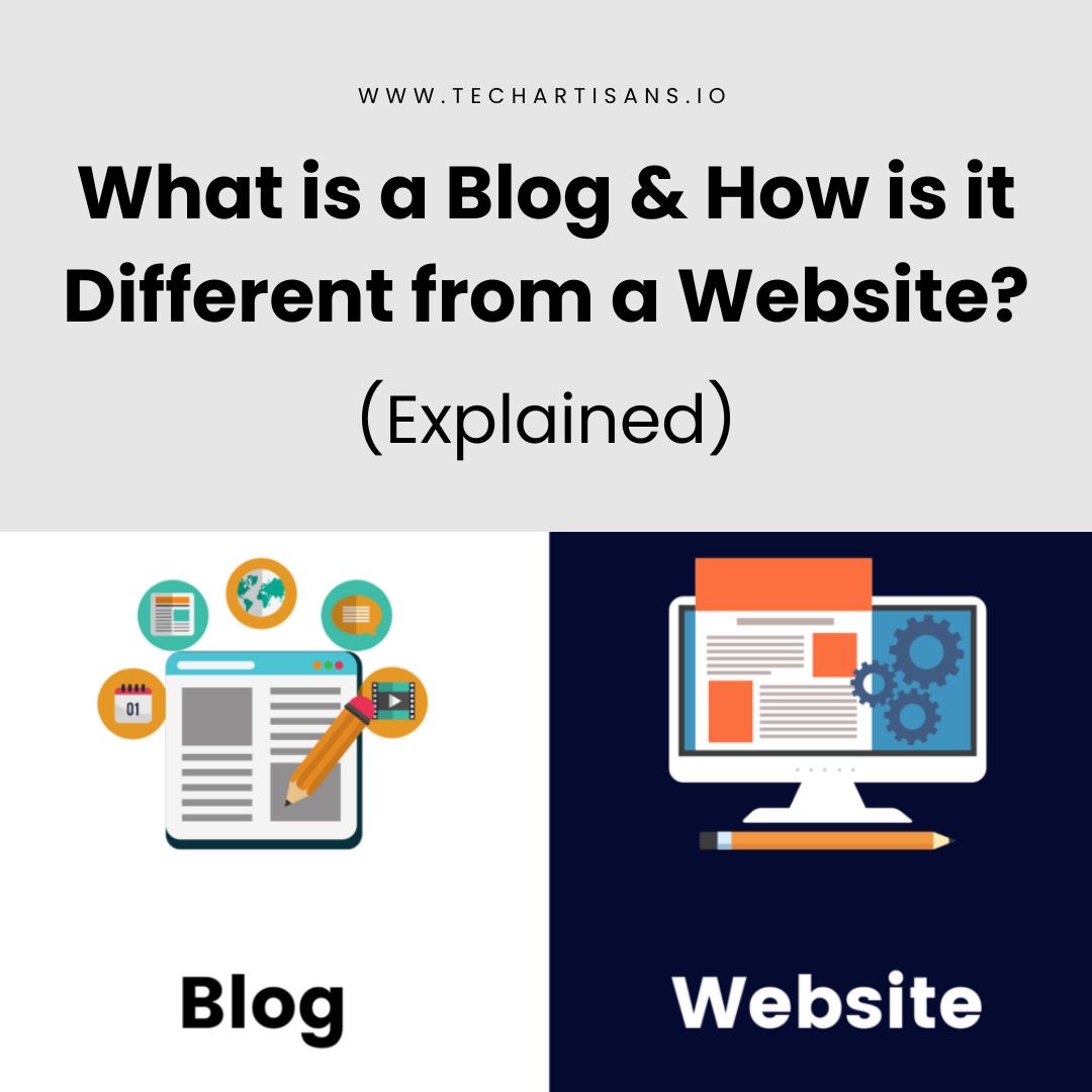 What is a Blog and How is it Different from a Website? (Explained)